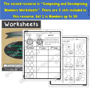 Composing and Decomposing Numbers Bundle | Made By Teachers
