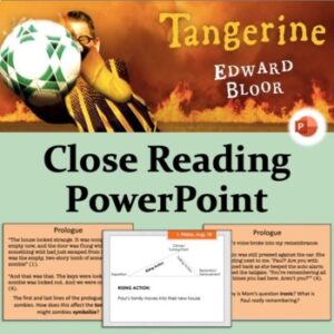 Tangerine by Edward Bloor - Close Reading PowerPoint | Made By Teachers