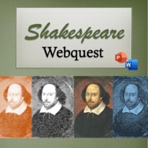 Shakespeare Webquest w/ PowerPoint | Made By Teachers