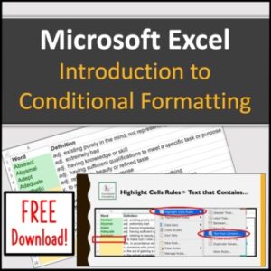 Microsoft Excel Introduction to Conditional Formatting | Made By Teachers
