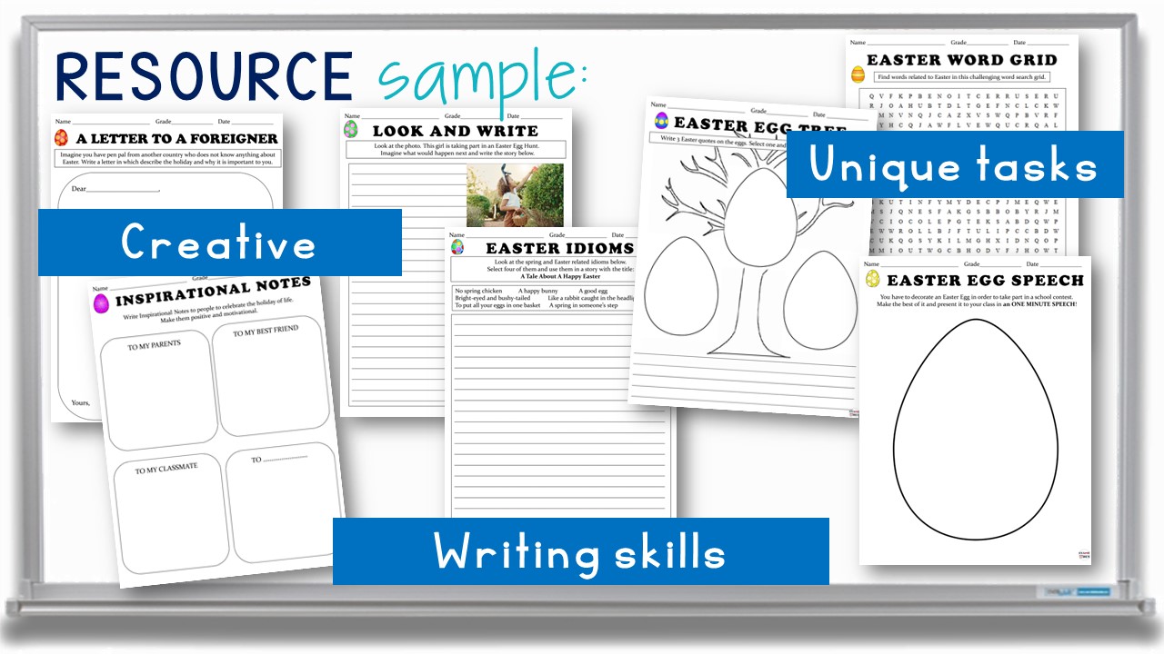 Easter Activities - Tasks, Crafts, Worksheets, Writing Prompts | Made ...