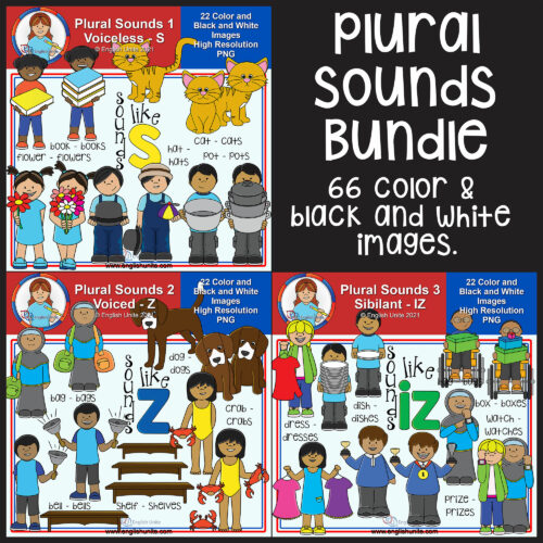 Clip Art - Plural Sounds Bundle | Made By Teachers