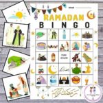 Ramadan Bingo Board Cards Game / Ramadan BINGO Holidays Around The ...