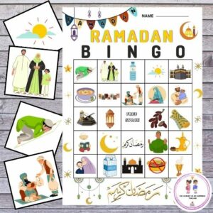 Ramadan Bingo Board Cards Game / Ramadan BINGO Holidays Around The ...