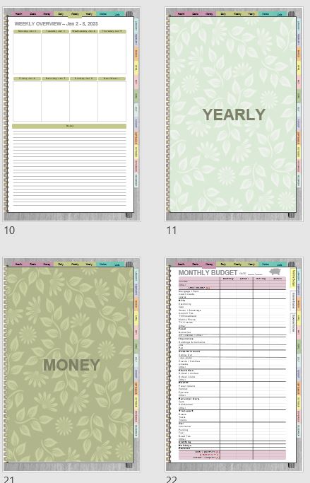 2023 Digital and Printable Planner - Days, Weeks, Months, Year | Made ...