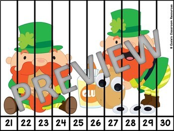 St. Patrick's Day Number Puzzles | Made By Teachers