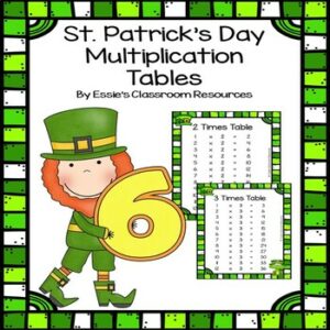 St. Patrick's Day Multiplication Tables | Made By Teachers