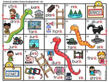 ending blends -nk poster and activities | Made By Teachers
