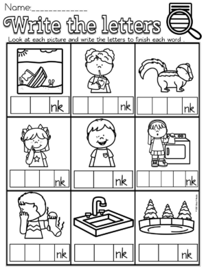 ending blends -nk poster and activities | Made By Teachers