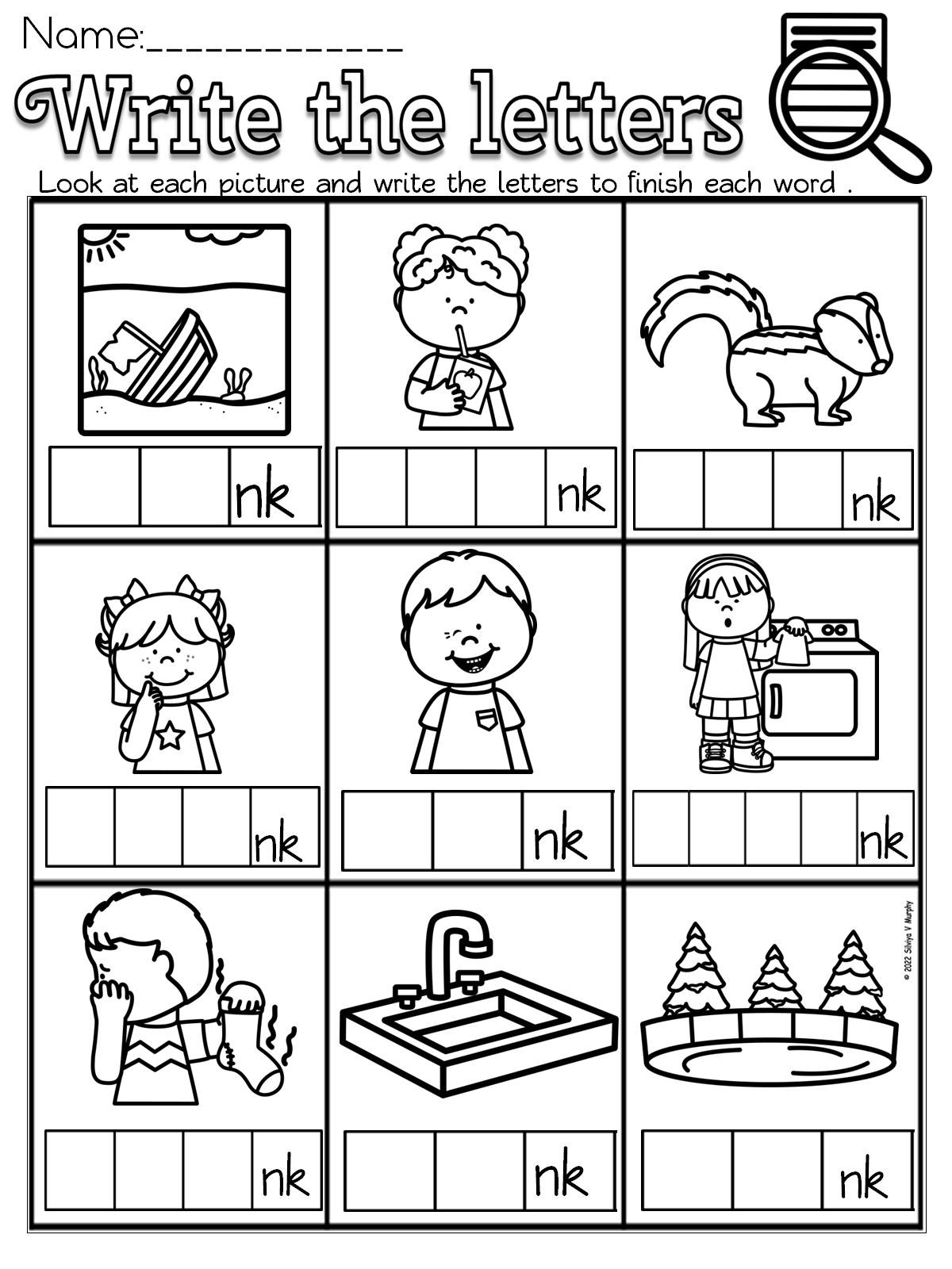 Ending Blends nk Poster And Activities Made By Teachers Ending Blends nk Poster And Activities Made By Teachers