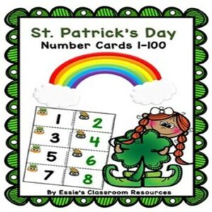St. Patrick's Day Number Cards 1-100 (FREEBIE) | Made By Teachers