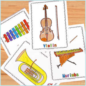 Musical Instruments Coloring Pages | Made By Teachers