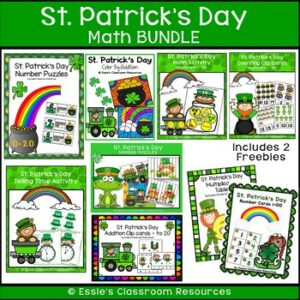 St. Patrick's Day Math BUNDLE | Made By Teachers