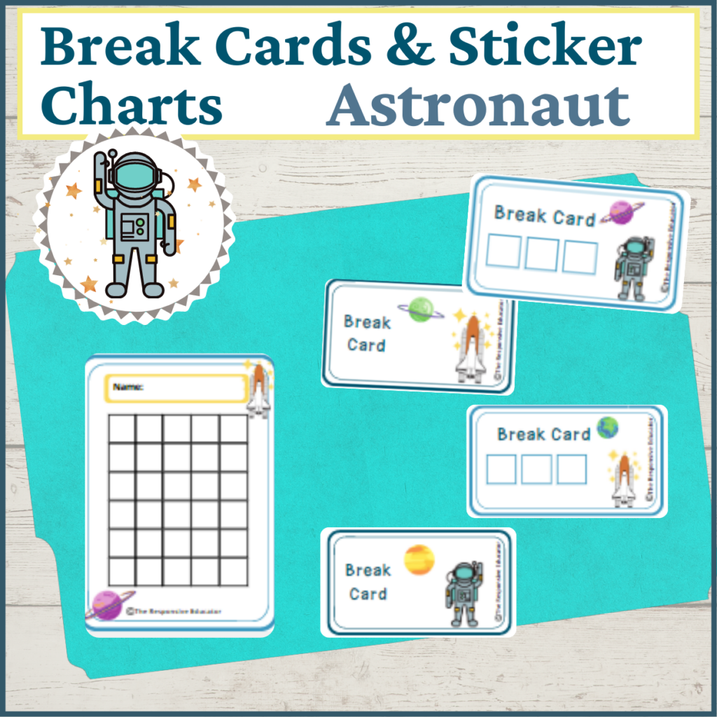 I Need a Break Card- Flowers | Made By Teachers