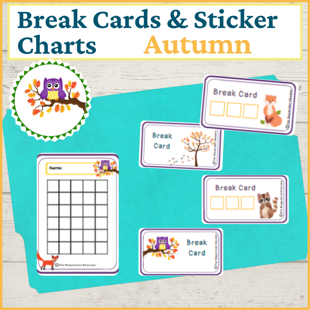 I Need a Break Card- Autumn | Made By Teachers
