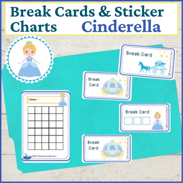 I Need a Break Card- Cinderella | Made By Teachers
