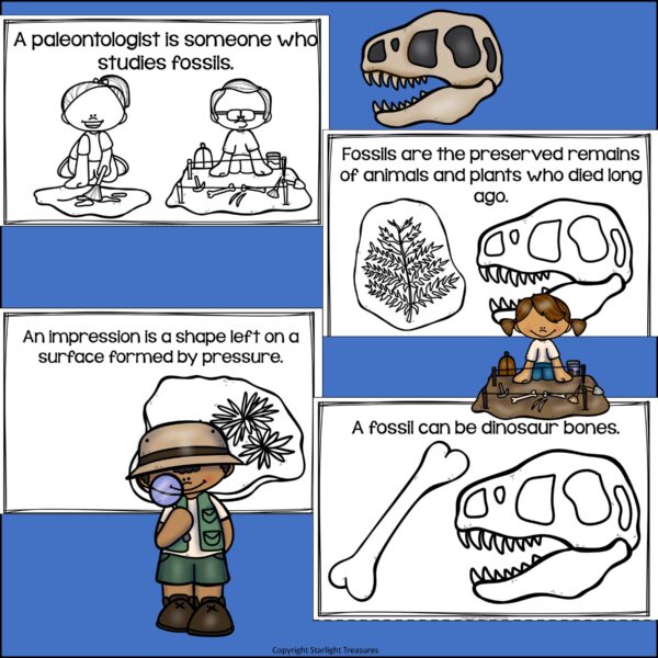 Fossils Mini Book for Early Readers | Made By Teachers