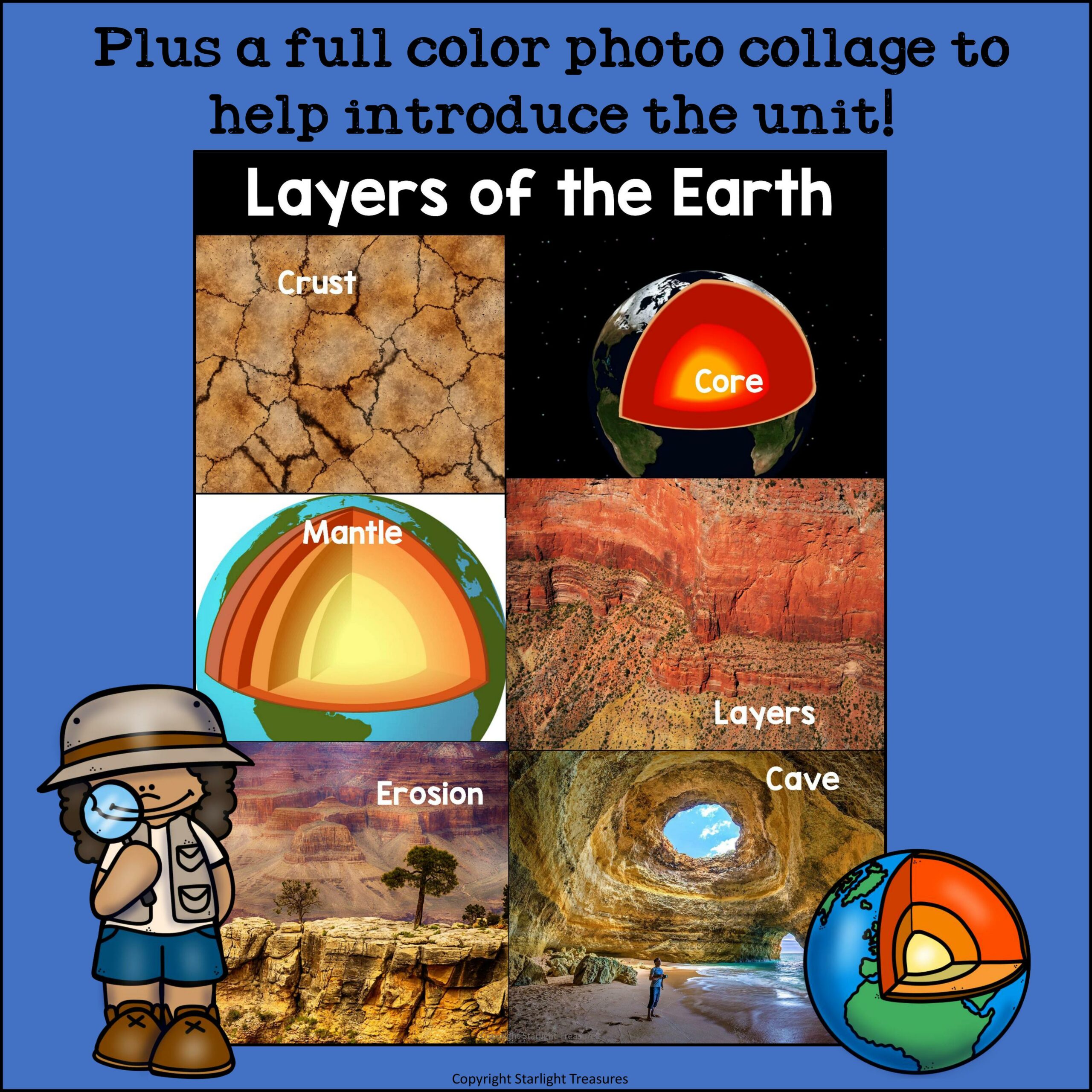 Layers of the Earth Mini Book for Early Readers: Geology | Made By Teachers