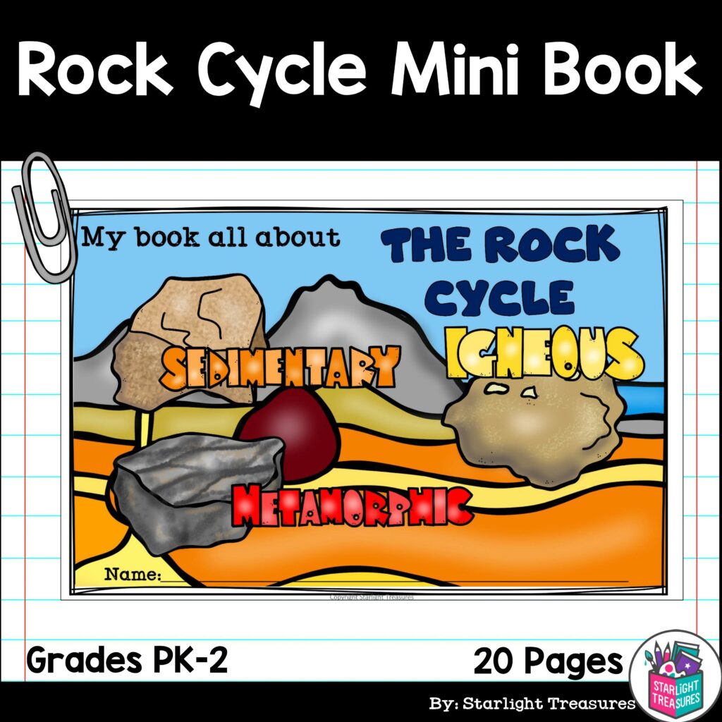 Rock Cycle Mini Book for Early Readers: Rock and Minerals | Made By ...