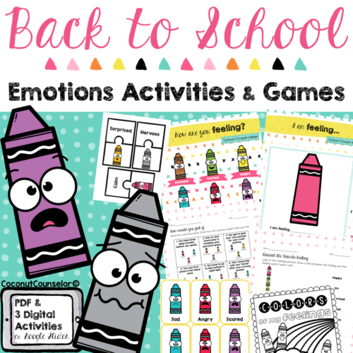 Back to School Emotions Activities, Games, Worksheets | Made By Teachers