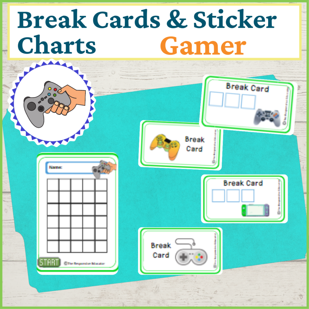 I Need a Break Card- Flowers | Made By Teachers