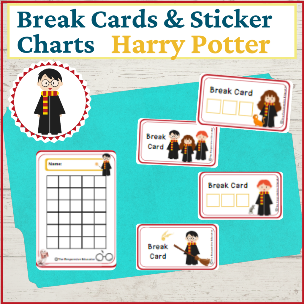I Need a Break Card- Harry Potter | Made By Teachers