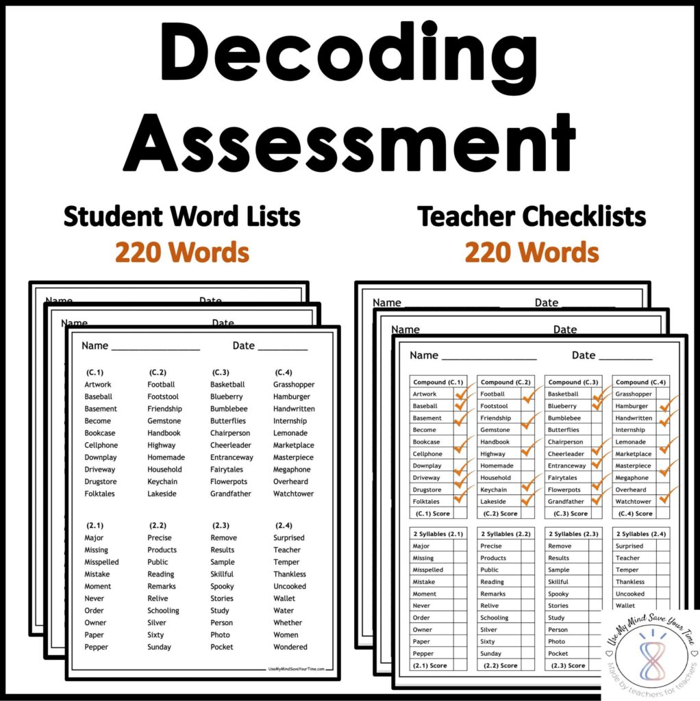 Multisyllabic Word Lists - Progress Monitoring - Baseline Decoding ...