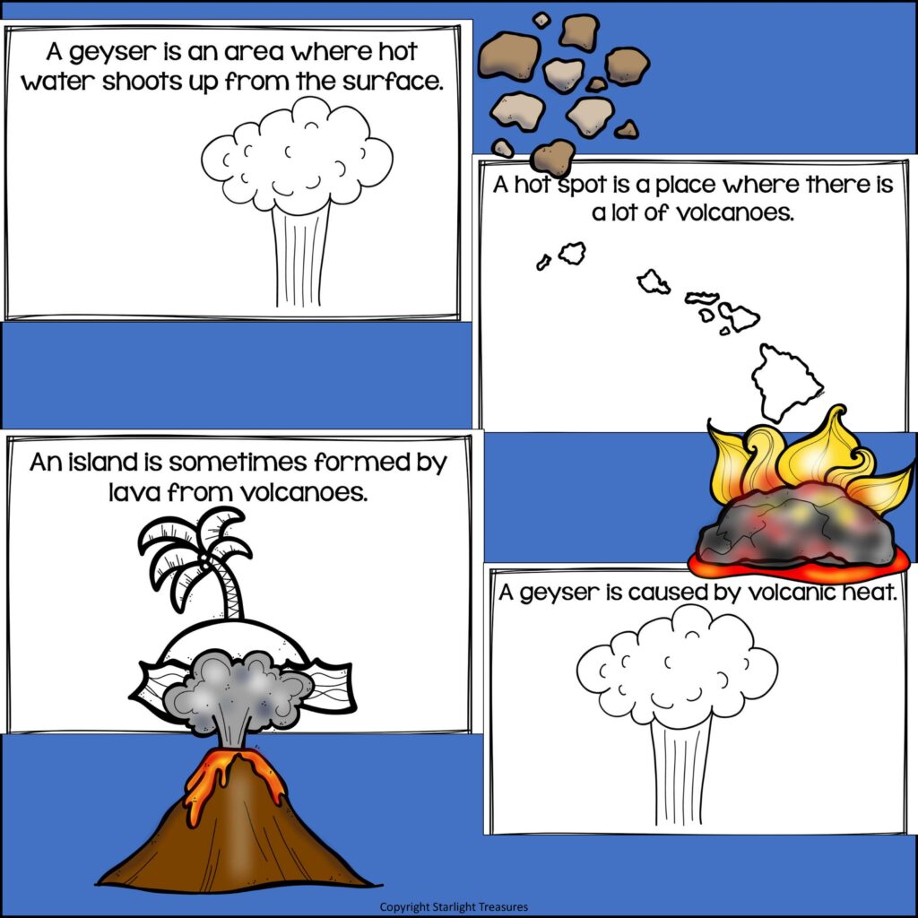 Volcanoes Mini Book for Early Readers | Made By Teachers