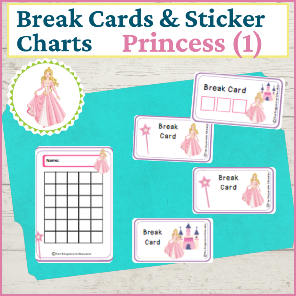 I Need a Break Card- Princess (1) | Made By Teachers