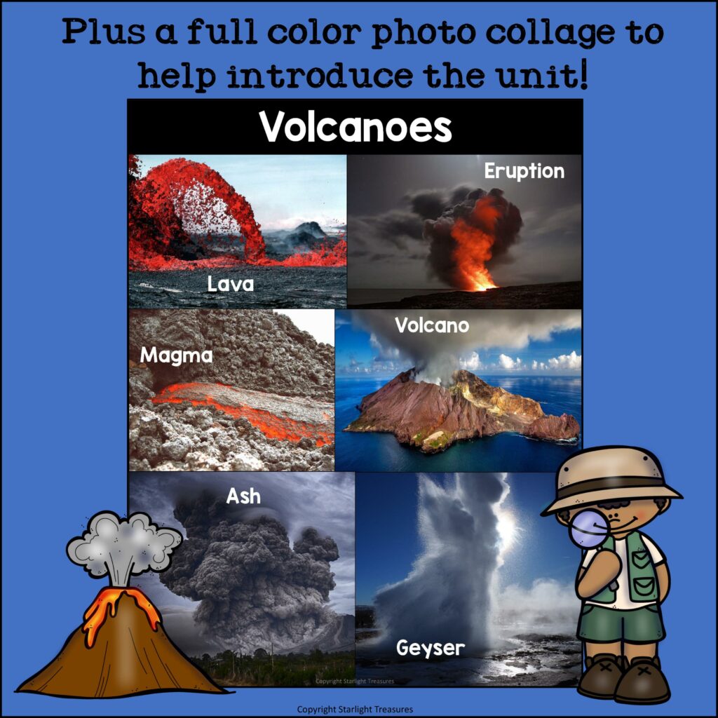 Volcanoes Mini Book for Early Readers | Made By Teachers