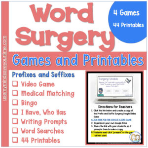 Decoding Multisyllabic Words with Prefixes Suffixes Games 3rd 4th 5th ...