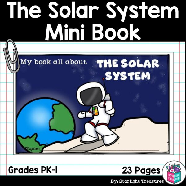 Solar System Mini Book for Early Readers: Space Activities | Made By ...