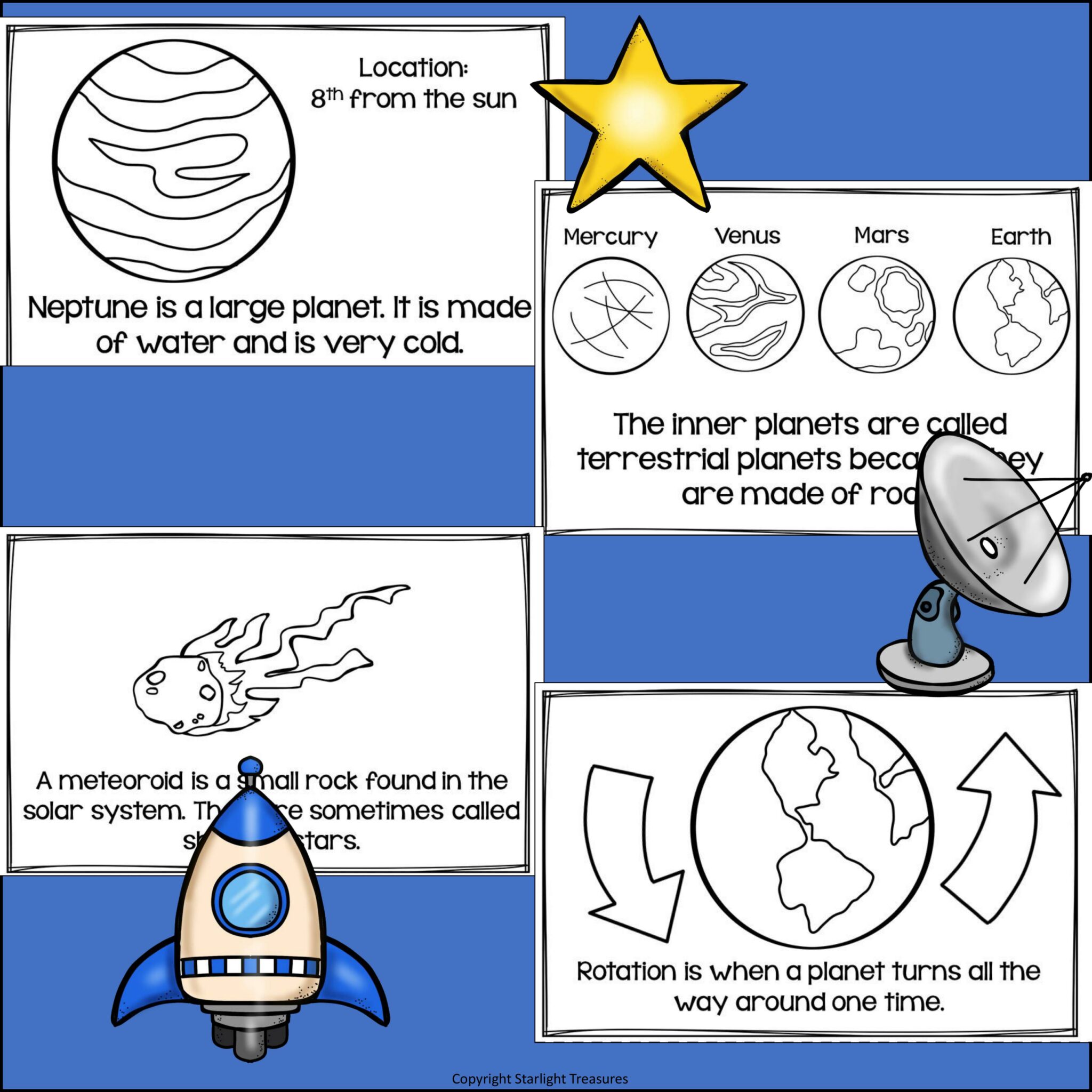 Solar System Mini Book for Early Readers: Space Activities | Made By ...