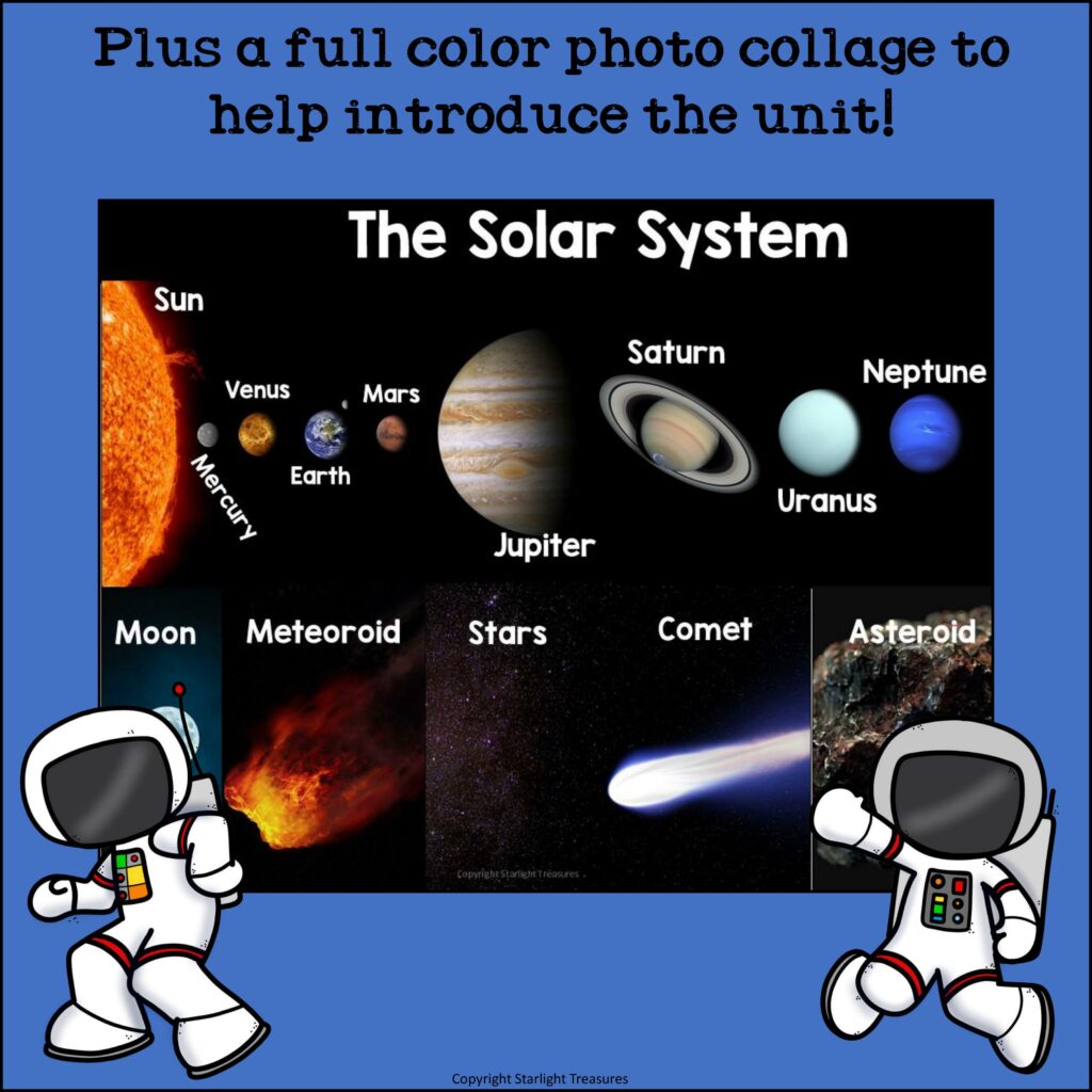 Solar System Mini Book for Early Readers: Space Activities | Made By ...