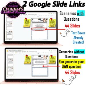 LGBTQ Scenario Task Cards and Worksheets, LGBTQ Problem Solving ...