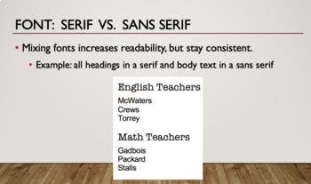 Elements of Design: Typography | Made By Teachers