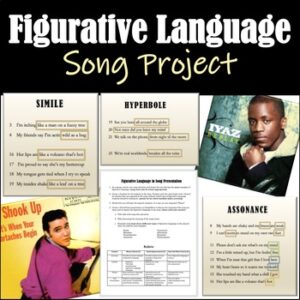 Figurative Language in Song: Lesson and Group Project | Made By Teachers
