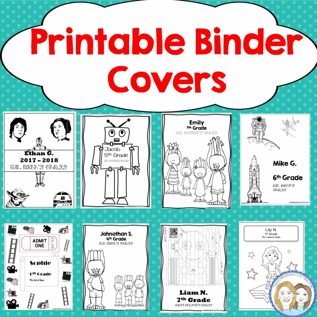 Editable Student Binder and Planner - Pre-Dated Agendas - Forms - Cute ...