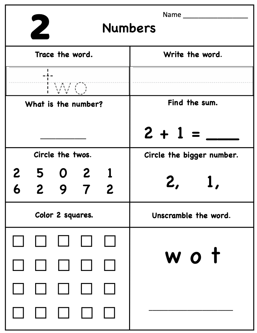 Trace, Write, Count, Recognize numbers to 20 - Made By Teachers