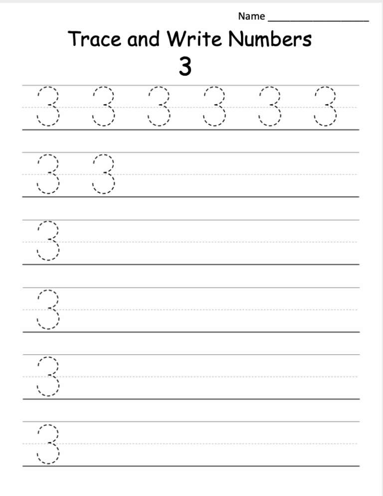Trace, Write, Count, Recognize numbers to 20 | Made By Teachers