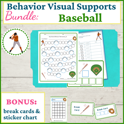 Behavior Visual Supports- Fortnite | Made By Teachers