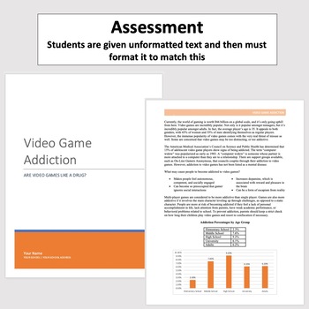 Formatting a Report in Microsoft Word Lesson w/ Test | Made By Teachers