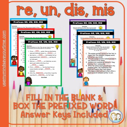 Prefix Worksheets | Google Slides | Digital Activity | Made By Teachers