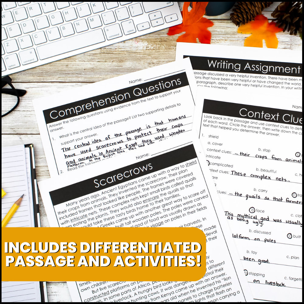 Fall Reading Comprehension Bundle | Made By Teachers