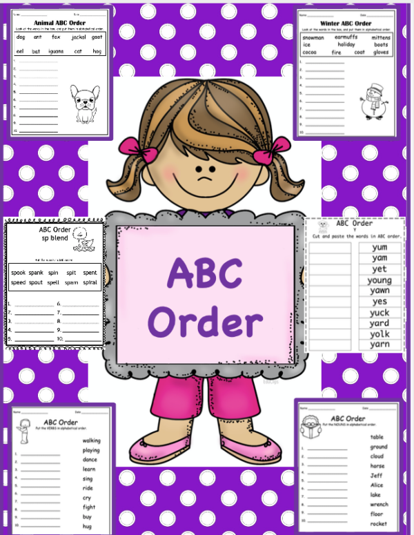 ABC Order Big Bundle Practice | Made By Teachers