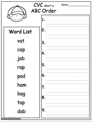 ABC Order Big Bundle Practice | Made By Teachers