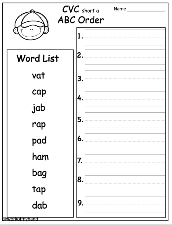 ABC Order Big Bundle Practice | Made By Teachers