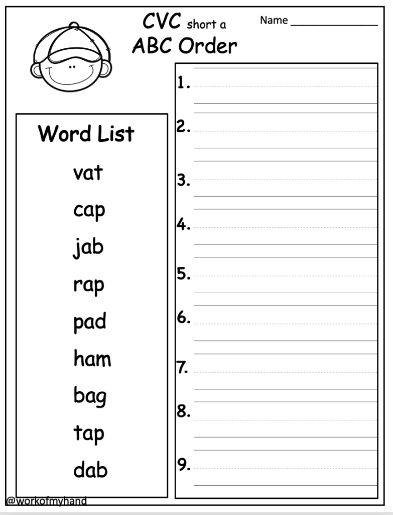 ABC Order Big Bundle Practice | Made By Teachers