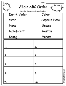 ABC Order Big Bundle Practice | Made By Teachers