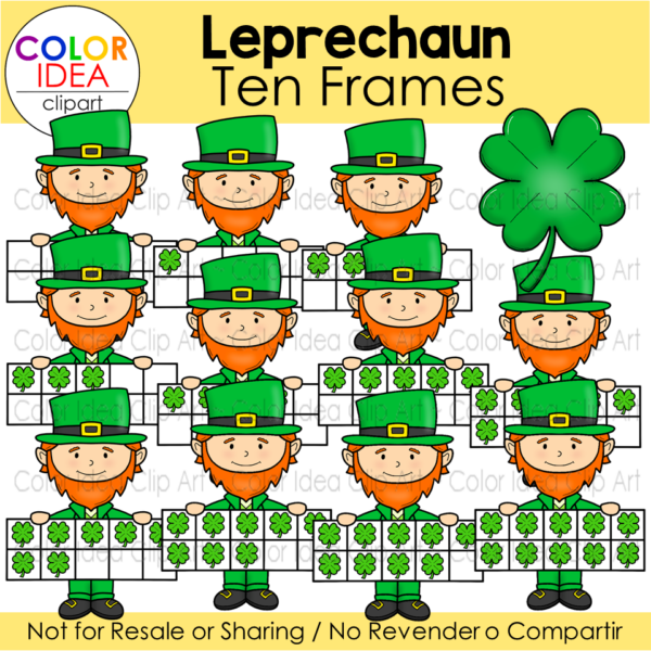 Leprechaun Ten Frames | Made By Teachers